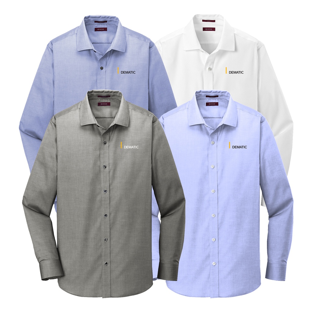 Red House® Slim Fit Pinpoint Oxford Non-Iron Shirt | Dematic Swag Shop