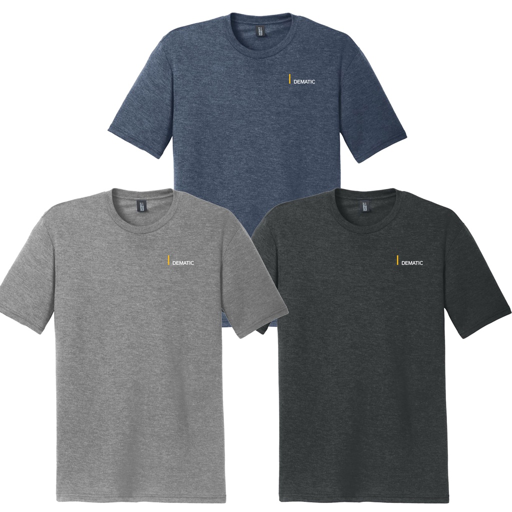 Men’s District Made® Perfect Tri® Crew Tee | Dematic Swag Shop