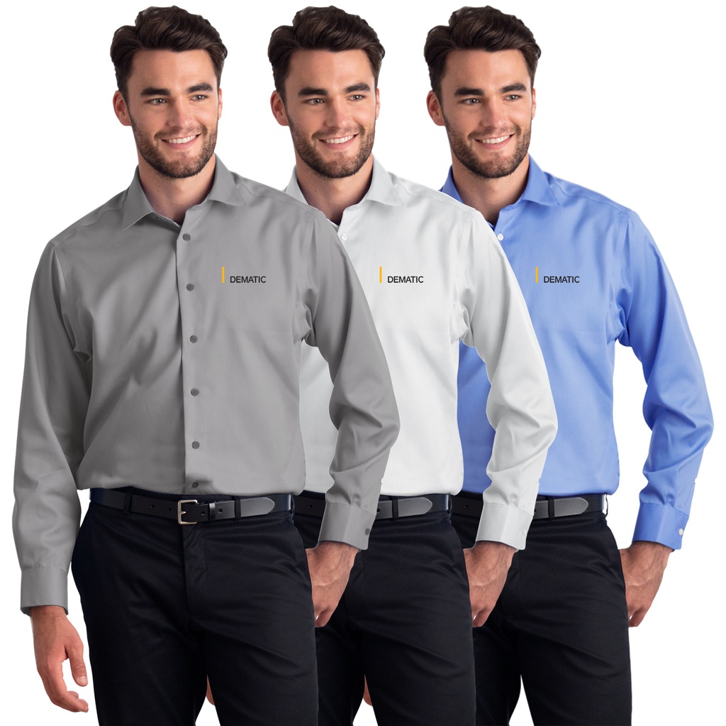 Calvin Klein Non-Iron Dobby Shirt | Dematic Swag Shop