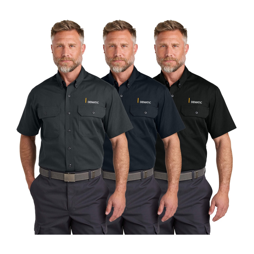 CornerStone® Short Sleeve Select Ripstop Shirt | Dematic Swag Shop